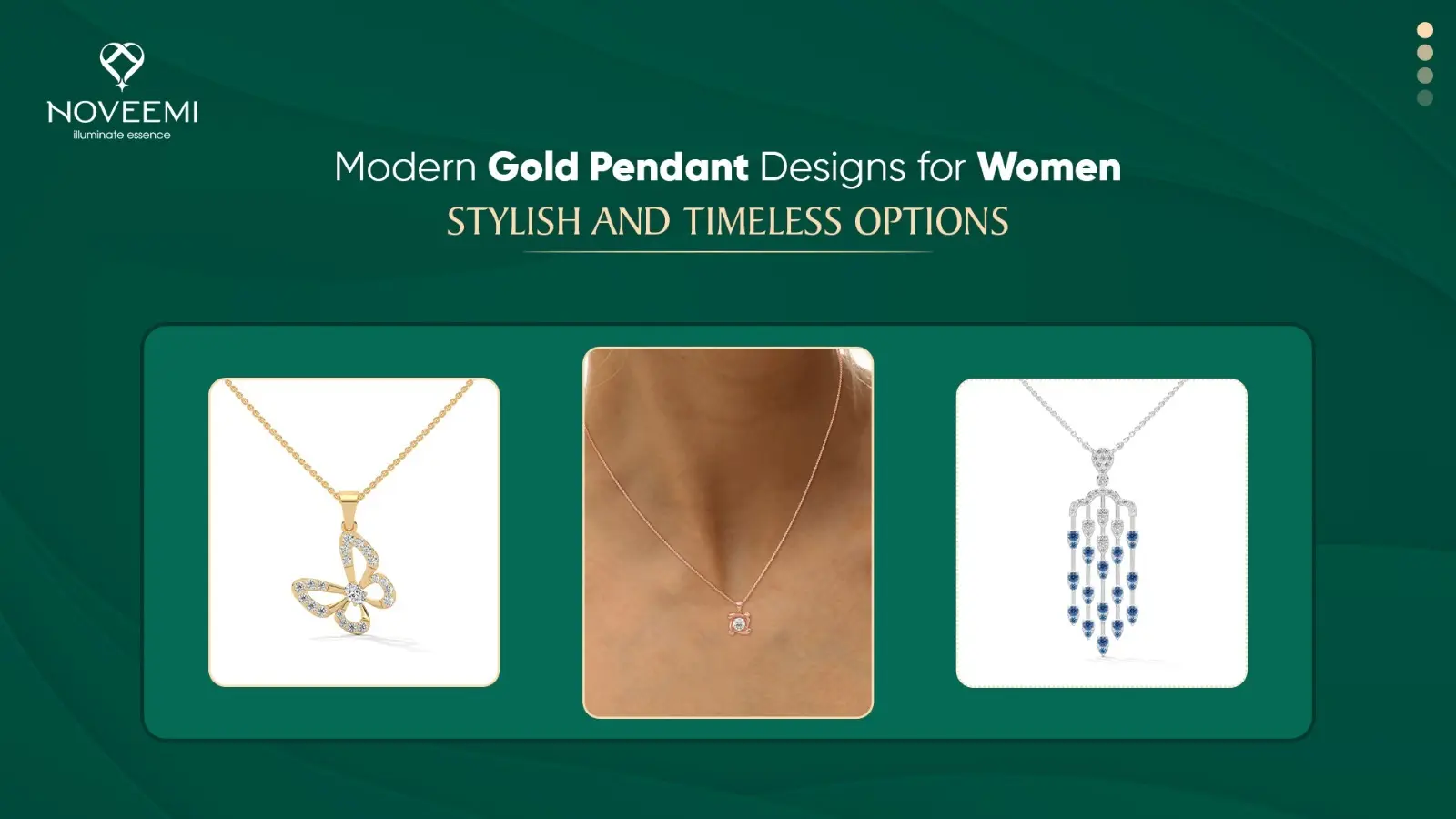 Modern Gold Pendant Designs for Women | Stylish & Timeless