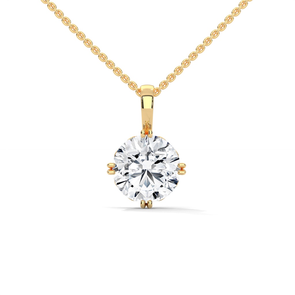 Classic Circa Diamond Pendant with chain | Noveemi